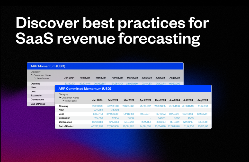 Fundamentals of SaaS ARR and Revenue Forecasting