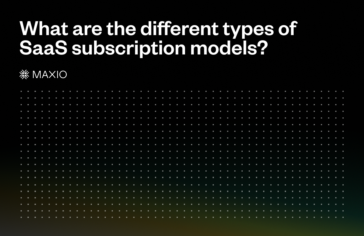SaaS Subscription Models Defined