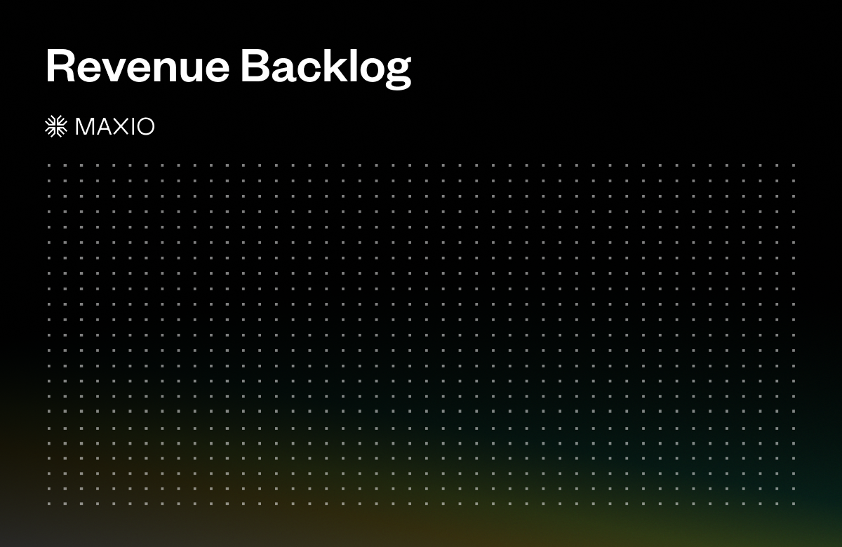 Revenue Backlog Defined