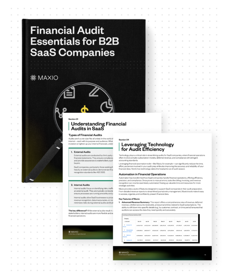 Master SaaS Financial Audits with Confidence | Maxio