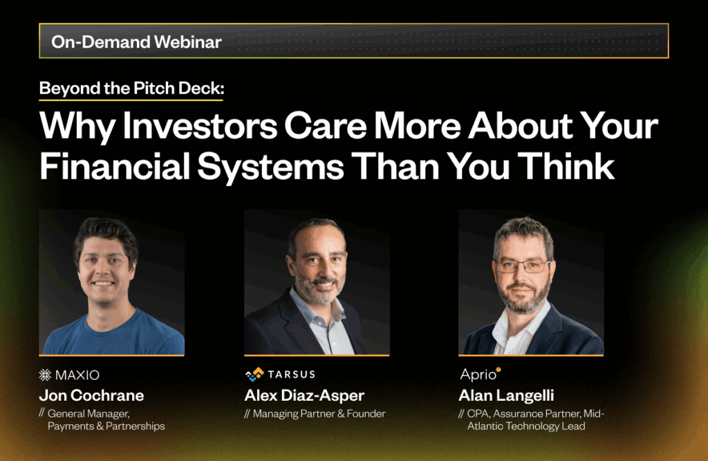 Why Investors Care More About Your Financial Systems Than You Think